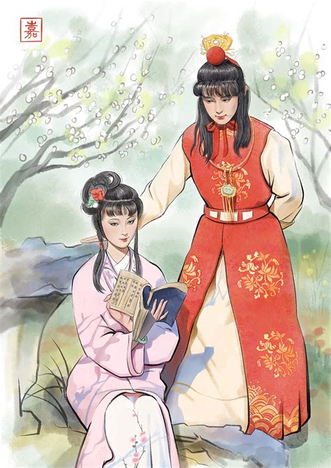 红楼梦插画guluguluga 站酷zcool
