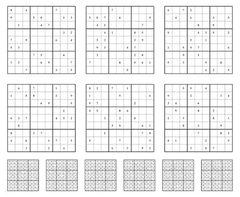 Premium Vector Sudoku Game Set With Answers
