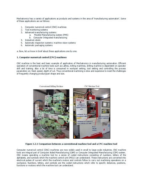 Cnc Nc Fms Aps Robotics Pdf Numerical Control Automation