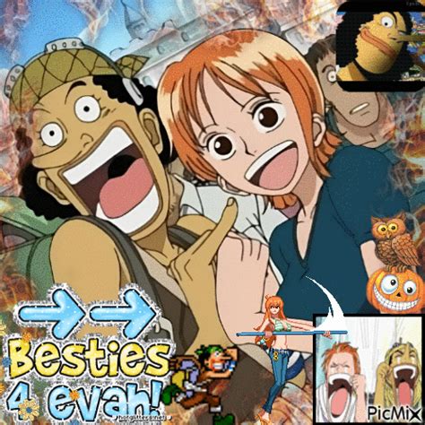 Usopp And Nami Bffs Free Animated  Picmix