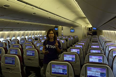 พาไป ซน บนเครื่องบินโบอิ้ง 777 300er โฉมใหม่ล่าสุดของ การบินไทย