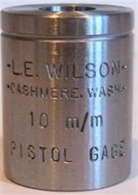 L E Wilson Pistol Max Gage 9mm X 19 Gunstop Reloading Supplies