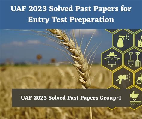 Uaf 2018 Solved Past Papers For Entry Test Preparation