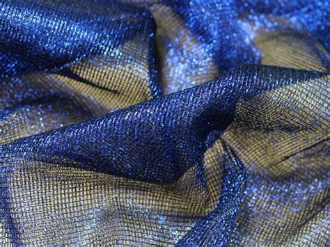 Stiff Net Shine Electric Blue Encore House Of Fabrics