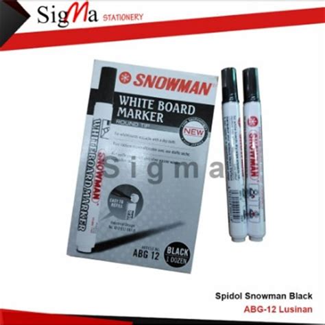 Jual Spidol Whiteboard Snowman Abg 12 Spidol Papan Tulis Lusinan