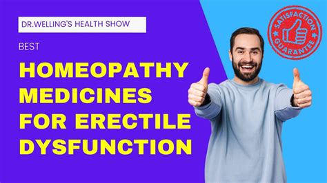 Best Homeopathy Medicines For Erectile Dysfunction • Permanent Cure Of