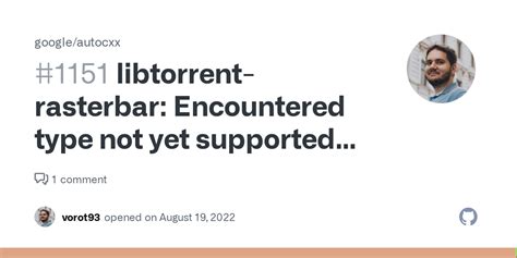 Libtorrent Rasterbar Encountered Type Not Yet Supported By Autocxx