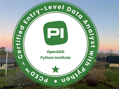 Pced™ Certified Entry Level Data Analyst With Python Exam Learn2earn