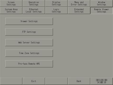 Pro Face Remote HMI