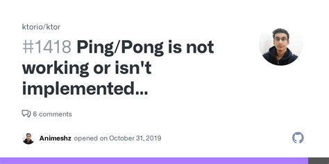 Ping Pong Is Not Working Or Isn T Implemented Correctly In Server Side