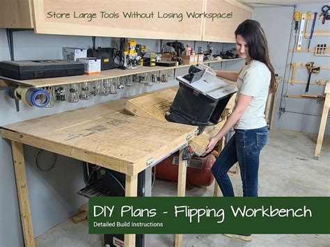 Flipping Workbench Plans Rotary Workbench Plans Flip Top Etsy