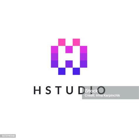 벡터 아이콘 디자인 템플릿입니다 특이한 기하학적 문자 H 알파벳 H에 대한 스톡 벡터 아트 및 기타 이미지 알파벳 H 로고