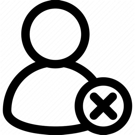 Account Delete Personal Profile Remove User Icon Download On Iconfinder