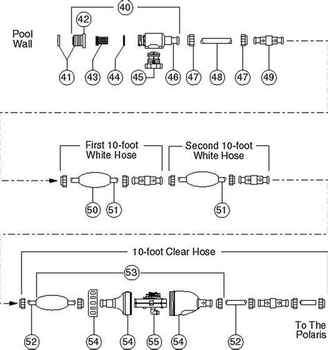 Polaris Pool Cleaner Hose Parts Diagram