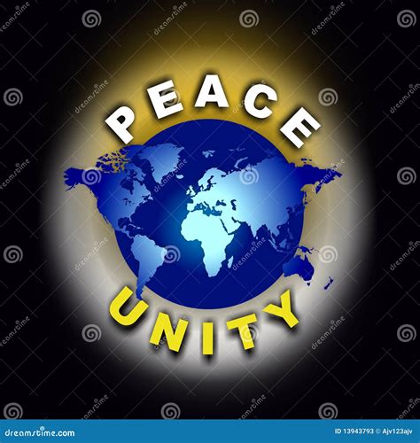 Peace And World Unity Stock Illustration Illustration Of Environment 13943793