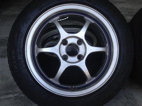 Advan Rg Silver 15 Pcd 1oo Auto Accessories On Carousell