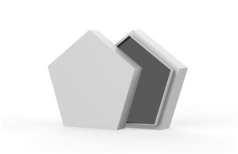 고립 된 흰색 배경 3 차원 일러스트 레이 션에 서식 파일을 흰색 골 판지 국방부 포장 상자 모의 공백 상자에 대한 스톡 사진 및 기타 이미지 Istock