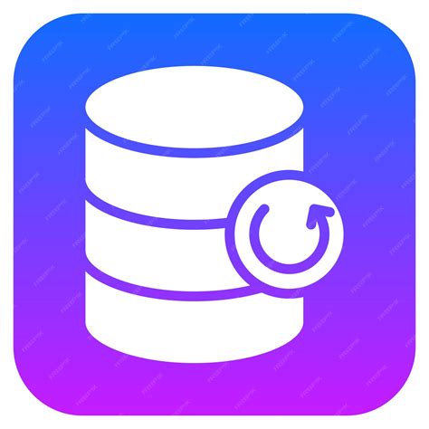 Premium Vector Database Backup Vector Illustration