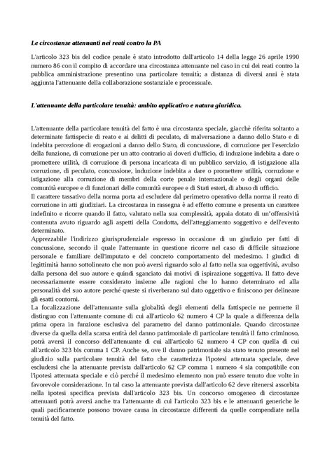 Riassunto Diritto Penale Docsity