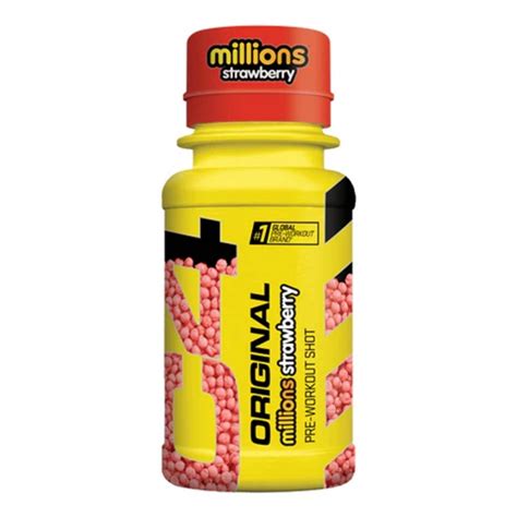 C4 Energy Millions Strawberry Shot Bottle 60ml 24 Pack