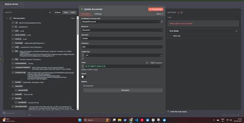Unable To Update Data In Mongo Db Questions N8n Community