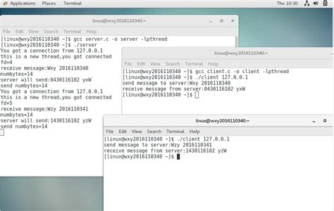 linux下实现客户端和服务器端的通信 csdn博客