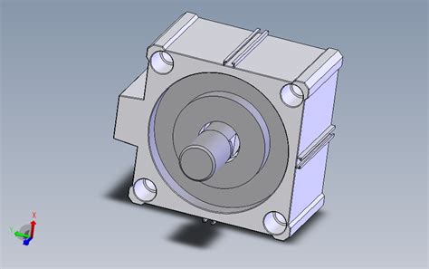 气缸cq2b100 15dmsolidworks 2014模型图纸下载 懒石网
