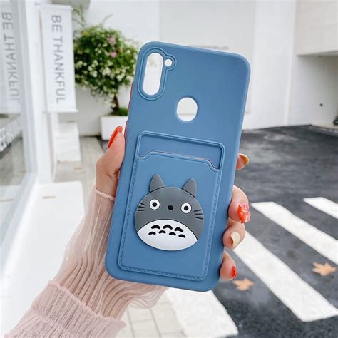 เคสโทรศัพท์มือถือ ลายการ์ตูน พร้อมช่องใส่บัตร สําหรับ Oppo A96 A76 A55