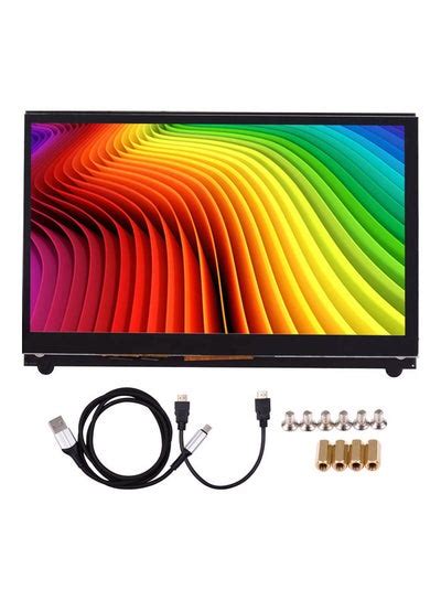 7 Inch HD IPS Touchscreen Portable Monitor With Cable And Screws Kit Black Price In UAE Noon