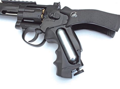 Dan Wesson Black 8 Inch CO2 Revolver CO2 Pistol Reviews Gun Mart