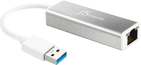Customer Reviews J5create Usb 3 0 Gigabit Ethernet Adapter Silver Jue130 Best Buy