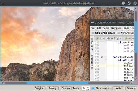Membuat Aplikasi Screenshoot Dengan Pyside Dan Python ~ Belajar Python