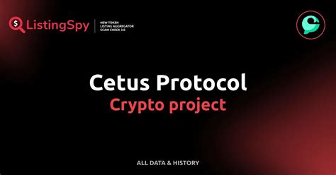 Cetus Protocol Crypto Project Cetus Token Listings Events Analysis