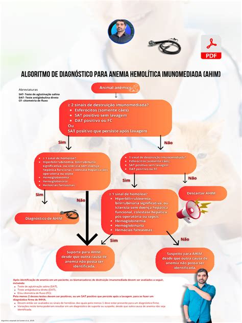 Algoritmo De Diagnóstico Para Anemia Hemolítica Imunomediada Ahim 3