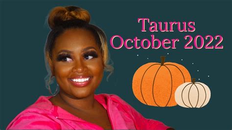 Taurus October 2022 Tarot Reading Youtube