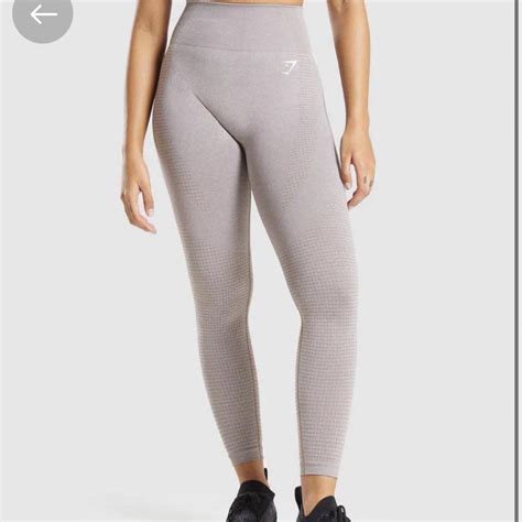Gymshark Vital Seamless Leggings In Taupe Size Depop