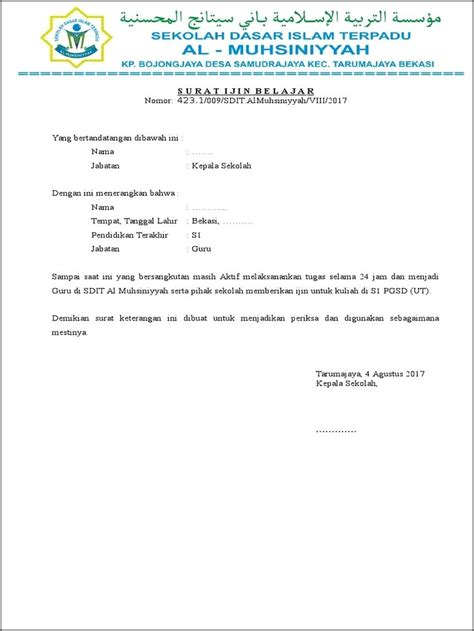 Contoh Surat Lamaran Kerja Universitas Terbuka Surat Lamaran Kerja