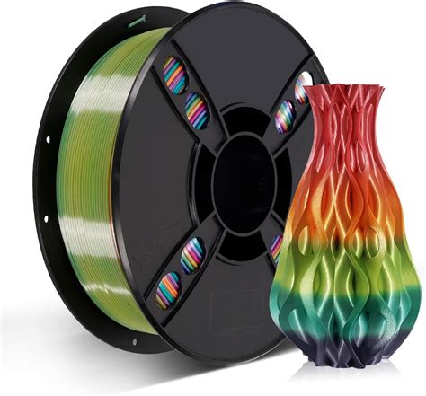 Kingroon Silk Multi Color Pla Filament 175mm 3d Printer Filament Pla Dimensional