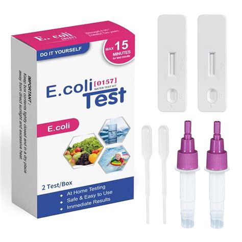 Water Bacteria Test Kit 2 Tests Included 10 4 Cfu Ml Detection Of Coliform And Non