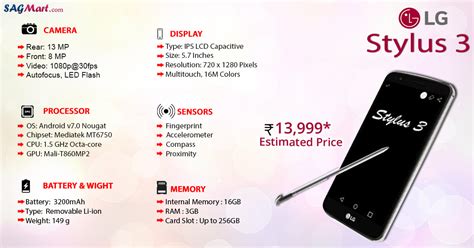 LG Stylus 3 Price India Specs And Reviews SAGMart