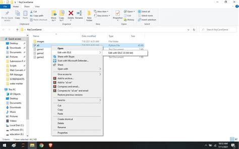 Python Program To Cave Game Using Python Tkinter Kashipara
