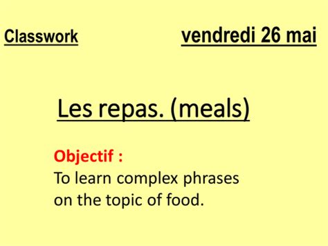 Ma Routine Alimentaire Teaching Resources