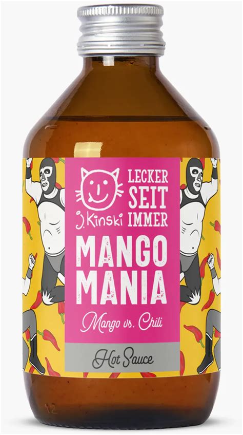 J Kinski Organic Mango Mania Mango Chilli Sauce 250 Ml Piccantino