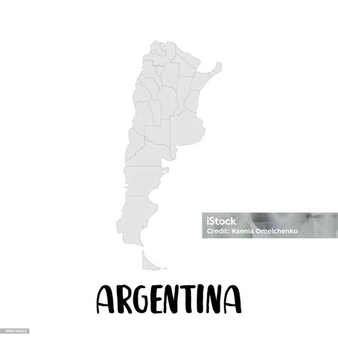 灰色地圖阿根廷地圖每個城市和邊界都有單獨的資訊圖表和地球範本的網站向量圖形及更多全畫面圖片 全畫面 具有特定質地 剪裁圖 Istock