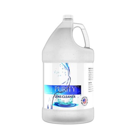 Purity Lens Cleaner Refill Bottle And Cubitainer Clear Eyeglass