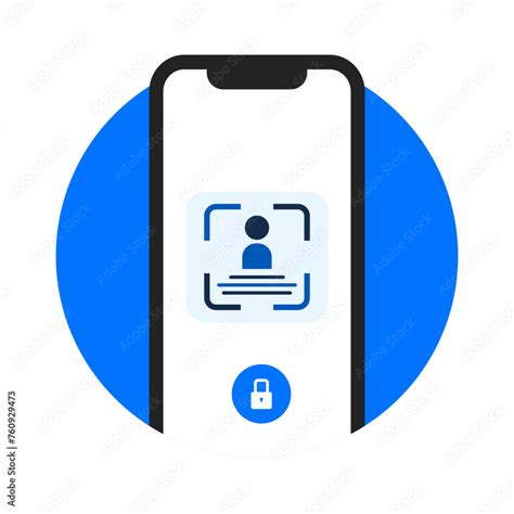 Kyc Vector Icon With Mobile Kyc Customer Data Digital Verification For