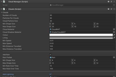 Cloud System Particleseffects Unity Asset Store