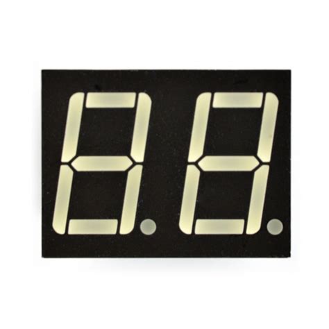 Buy Eight Segment Display X2 14mm Red Common Botland Robotic Shop