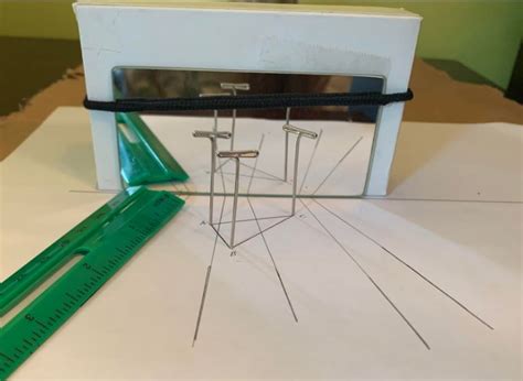 Solved Part Ii Parallax 1 Place The Mirror On The Line Lm