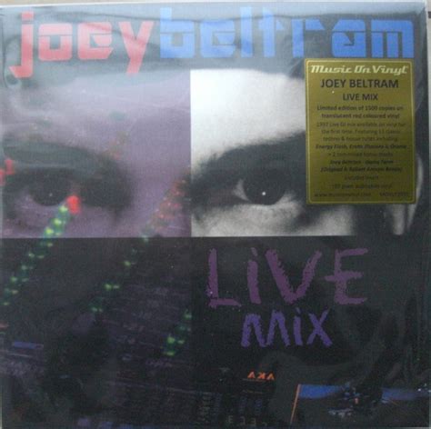 Joey Beltram Live Mix Ultimate House Merchandise
